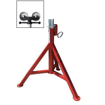 B&B 4135 Standard Pipe Jack with Roller Head w/Stainless Steel Wheels ...