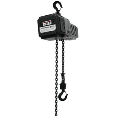 Jet VOLT 1 Ton Electric Hoist 3PH 460V 20ft. Lift - Jim & Slims Tool Supply