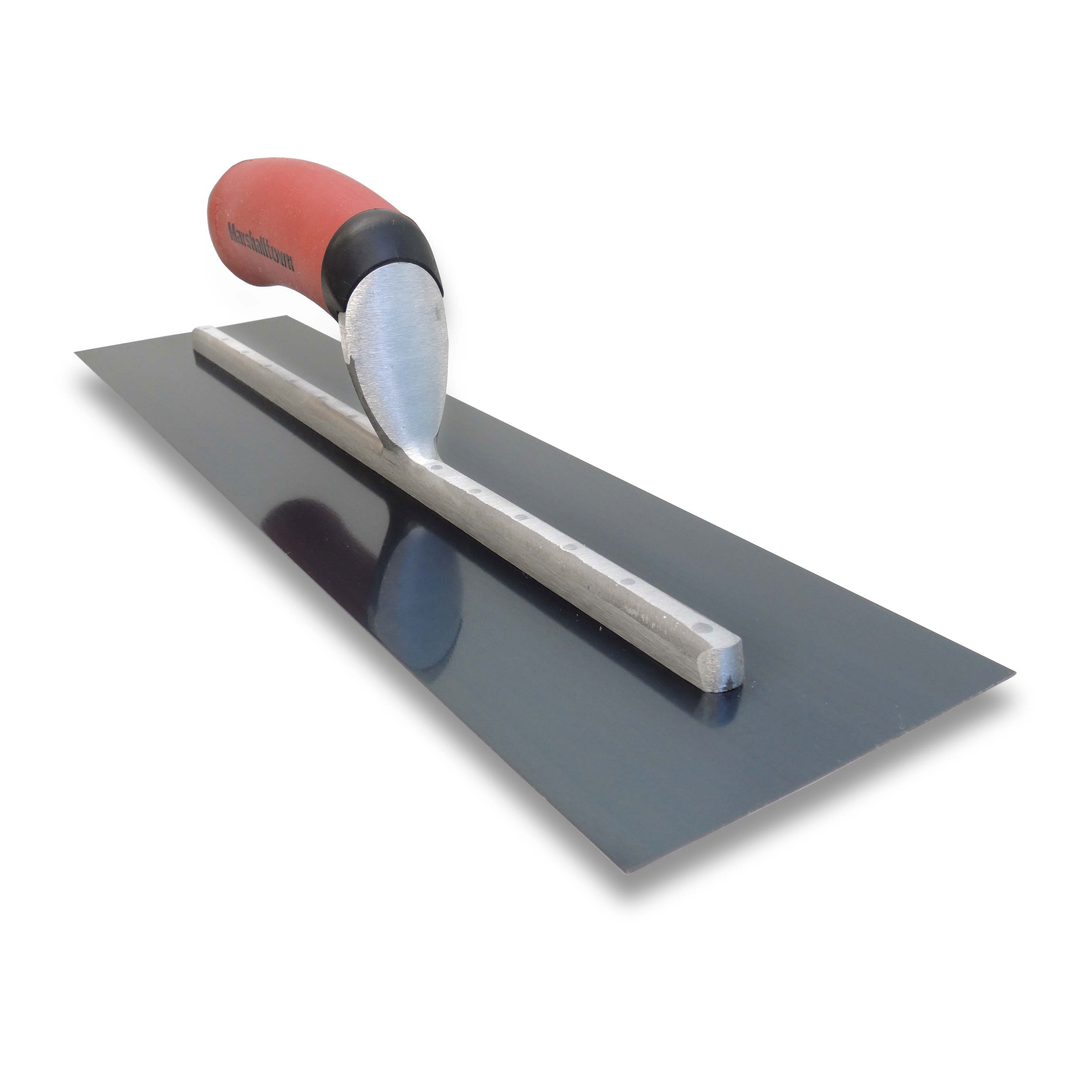 16 X 4 BS Finishing Trowel Curved DuraSoft Handle - Jim & Slims Tool Supply