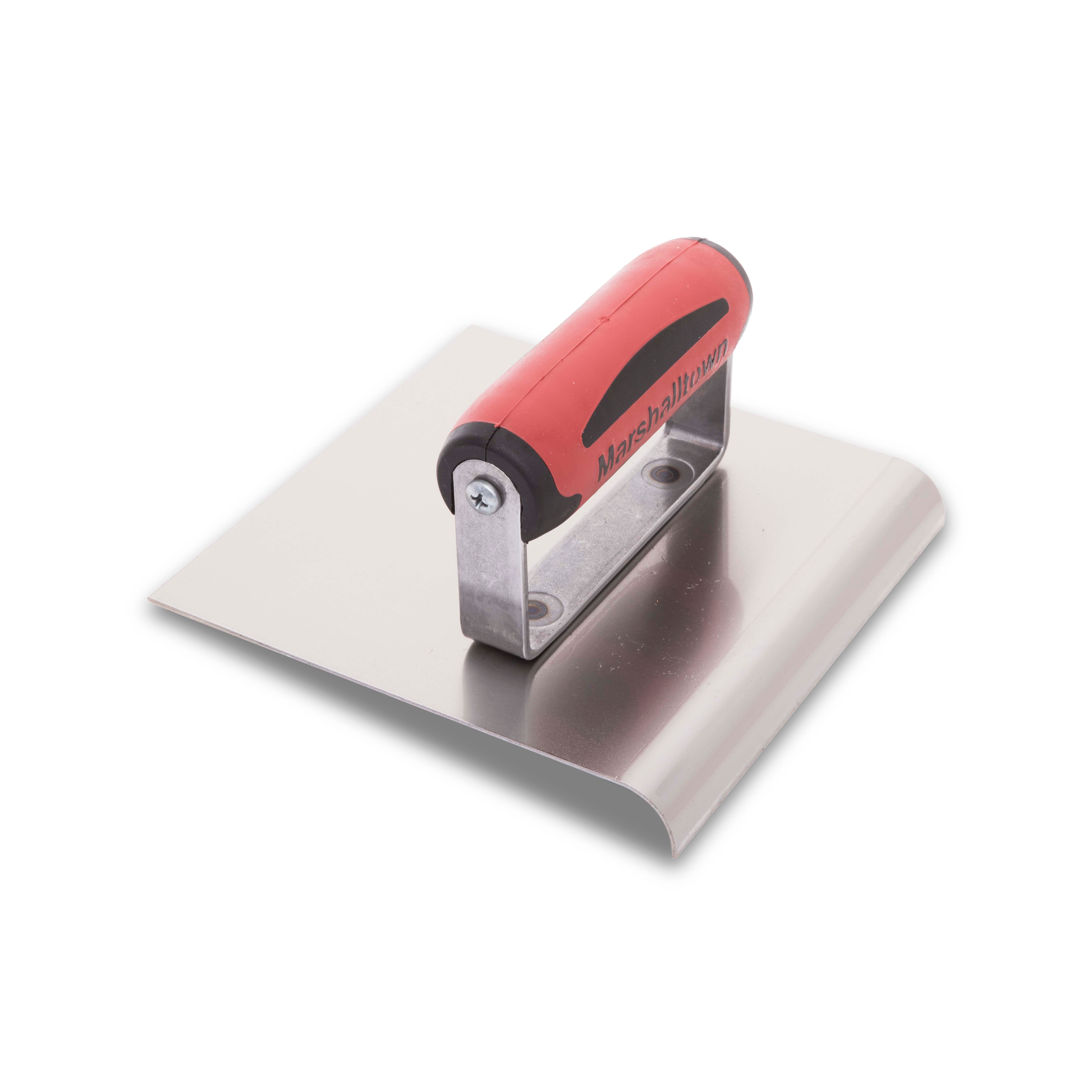 Marshalltown 163SSD 6in x 6in Stainless Steel Edger-Straight Ends 1/2R ...
